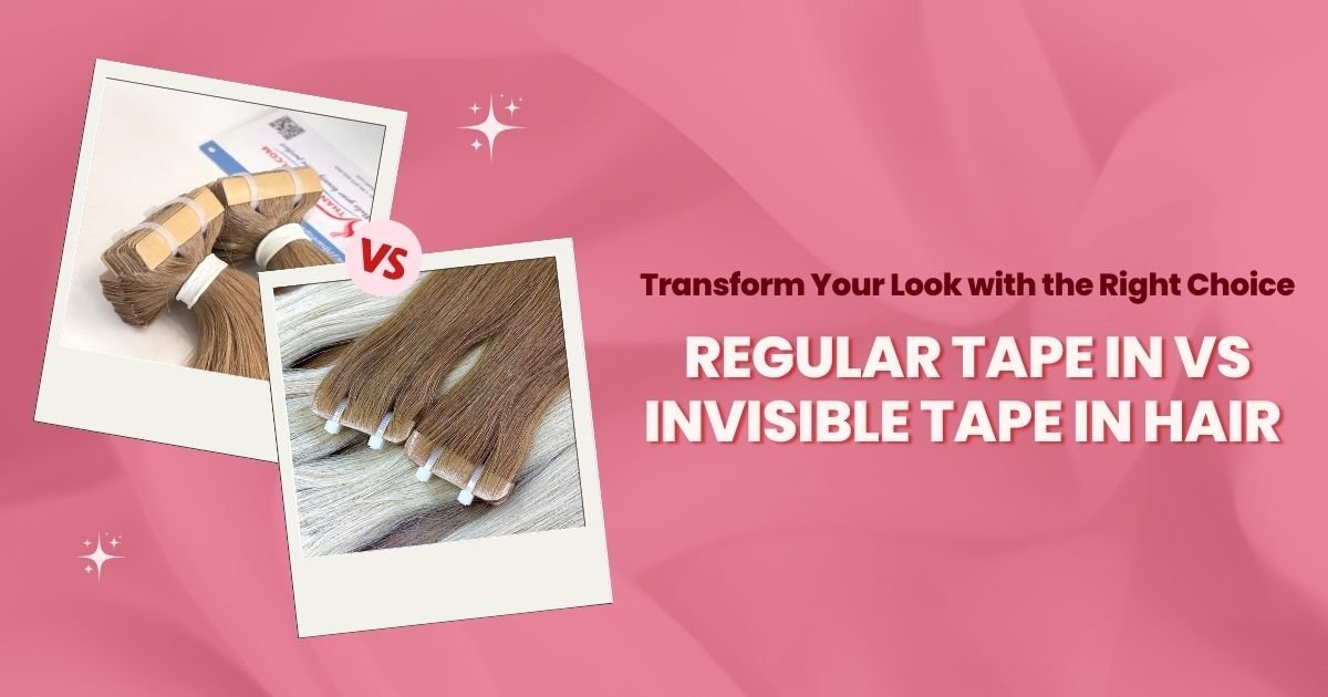 Regular Tape In vs Invisible Tape In Hair Extensions: Transform Your ...